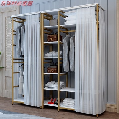 金属衣架衣柜,铁架子衣柜,金属柜子_大山谷图库