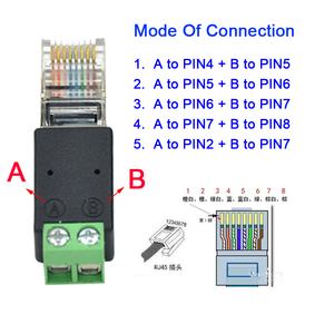 RJ45转485端子2p A接PIN4/B接5罗克韦尔接口模块 AK-U0-RJ45-TB2P_阿里巴巴找货神器