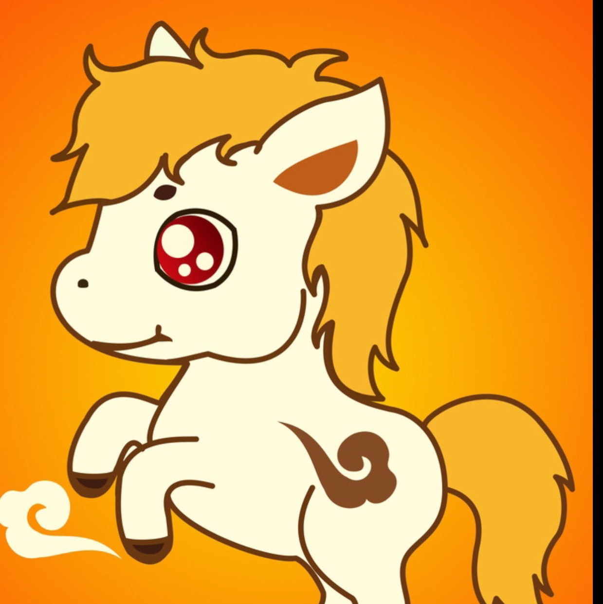 小马卡通图片跑步,小马卡通图片手绘图,小马卡通图片_大山谷图库