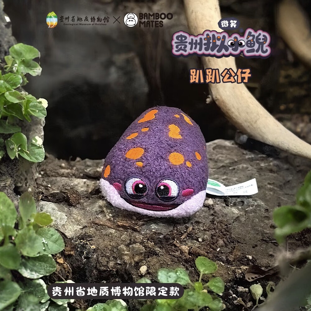 贵州博物馆联名款 BAMBOOMATES 贵州拟小鲵趴趴公仔玩具测评：文化萌宠，收藏有温度-旅游-淘宝好物网
