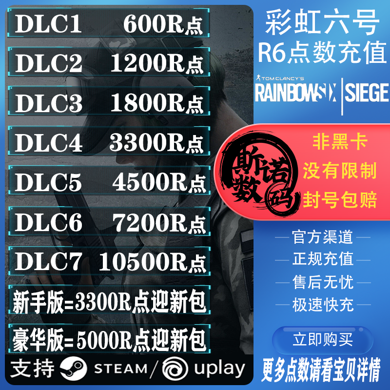 R6点数怎么充值最划算？季票与迎新包有哪些隐藏福利？_cdkey_淘宝游戏网